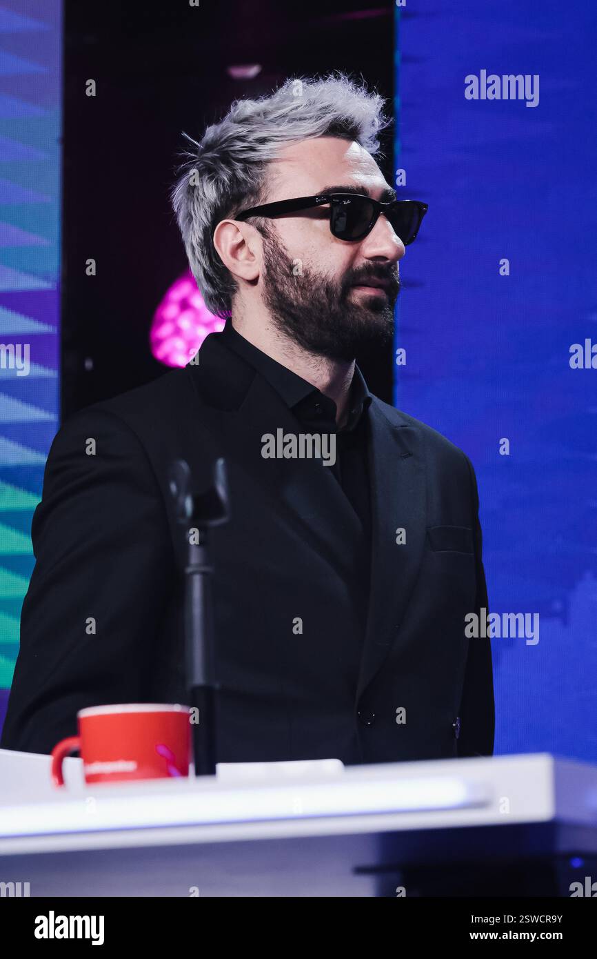 Milan, The presentation of the Earone Airplay Top Of The Year 2024 award to The Kolors during ...