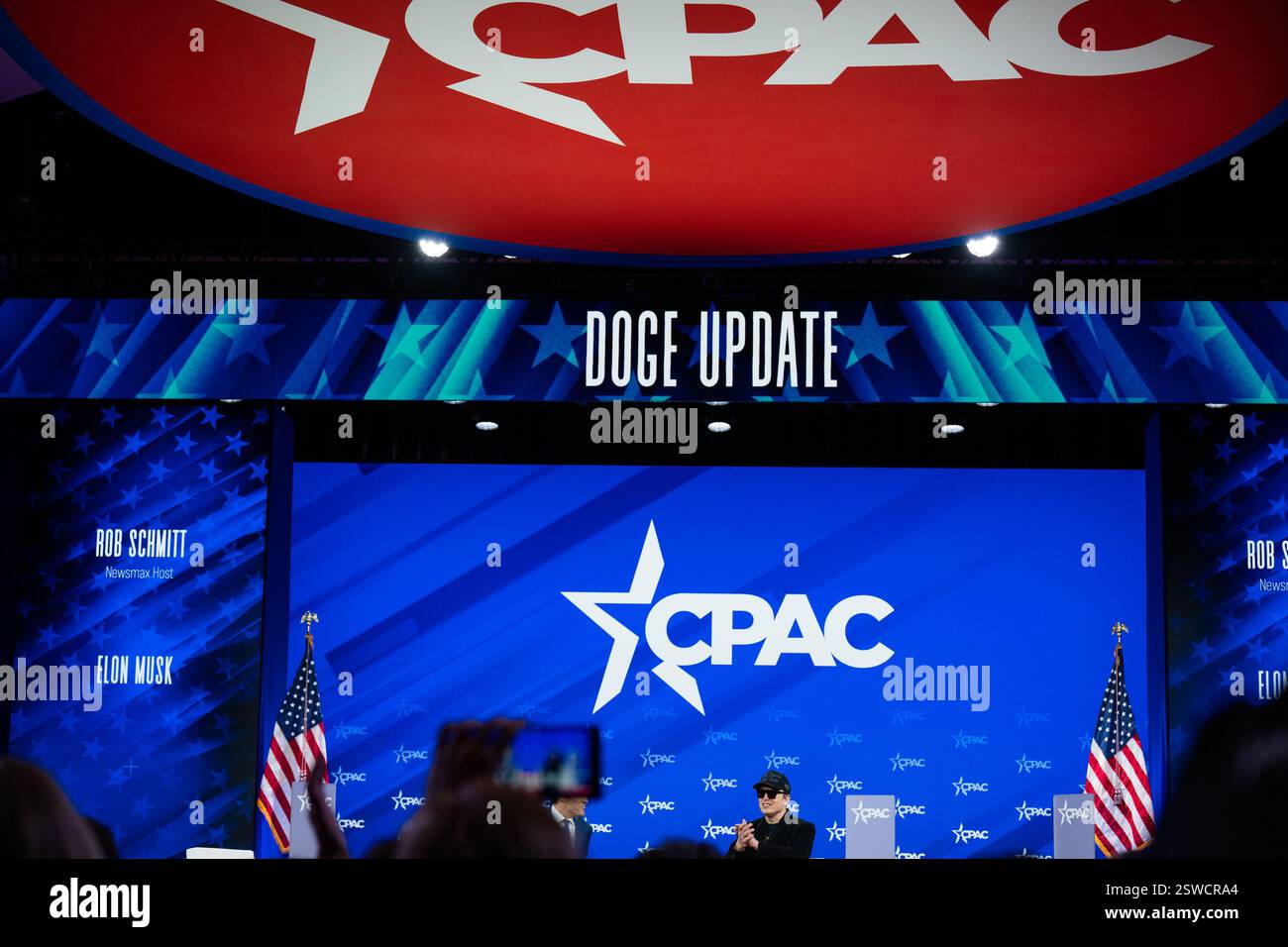 Elon Musk speaks at the 2025 Conservative Political Action Conference ...