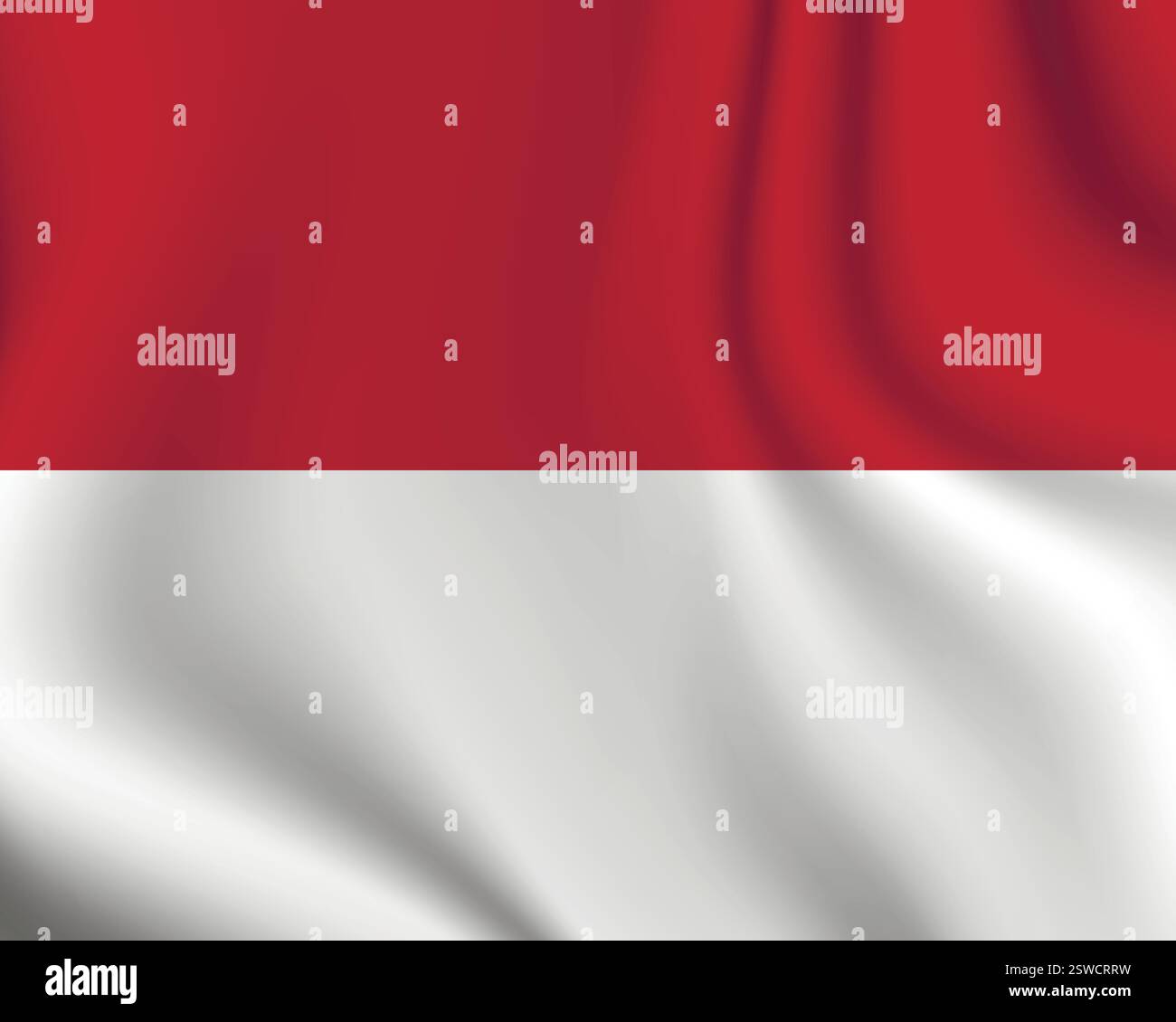 Flag of Monaco. National symbol in official colors. Template icon ...