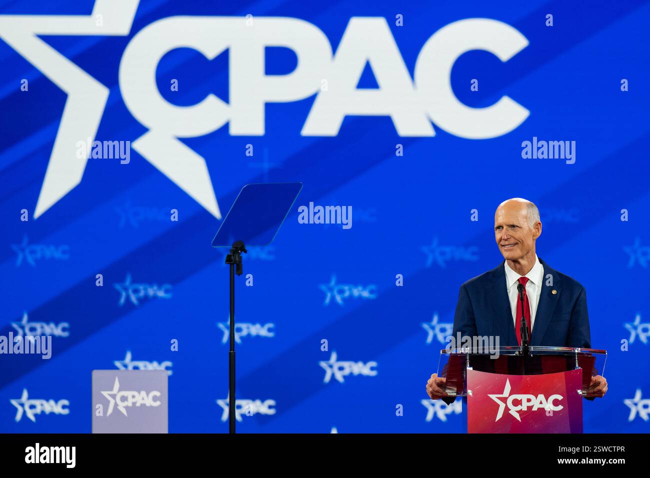 United States Senator Rick Scott (Republican of Florida) speaks at the ...