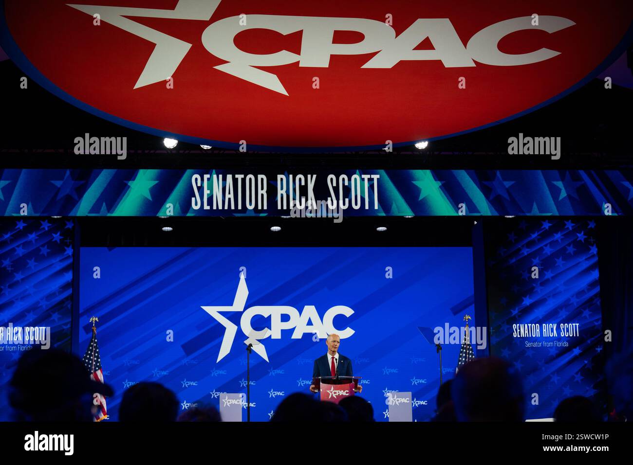 United States Senator Rick Scott (Republican of Florida) speaks at the ...
