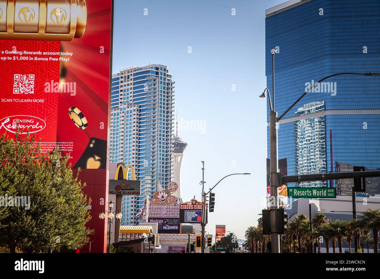 LAS VEGAS, AUGUST 21, 2024: A daytime view of the Las Vegas Strip ...