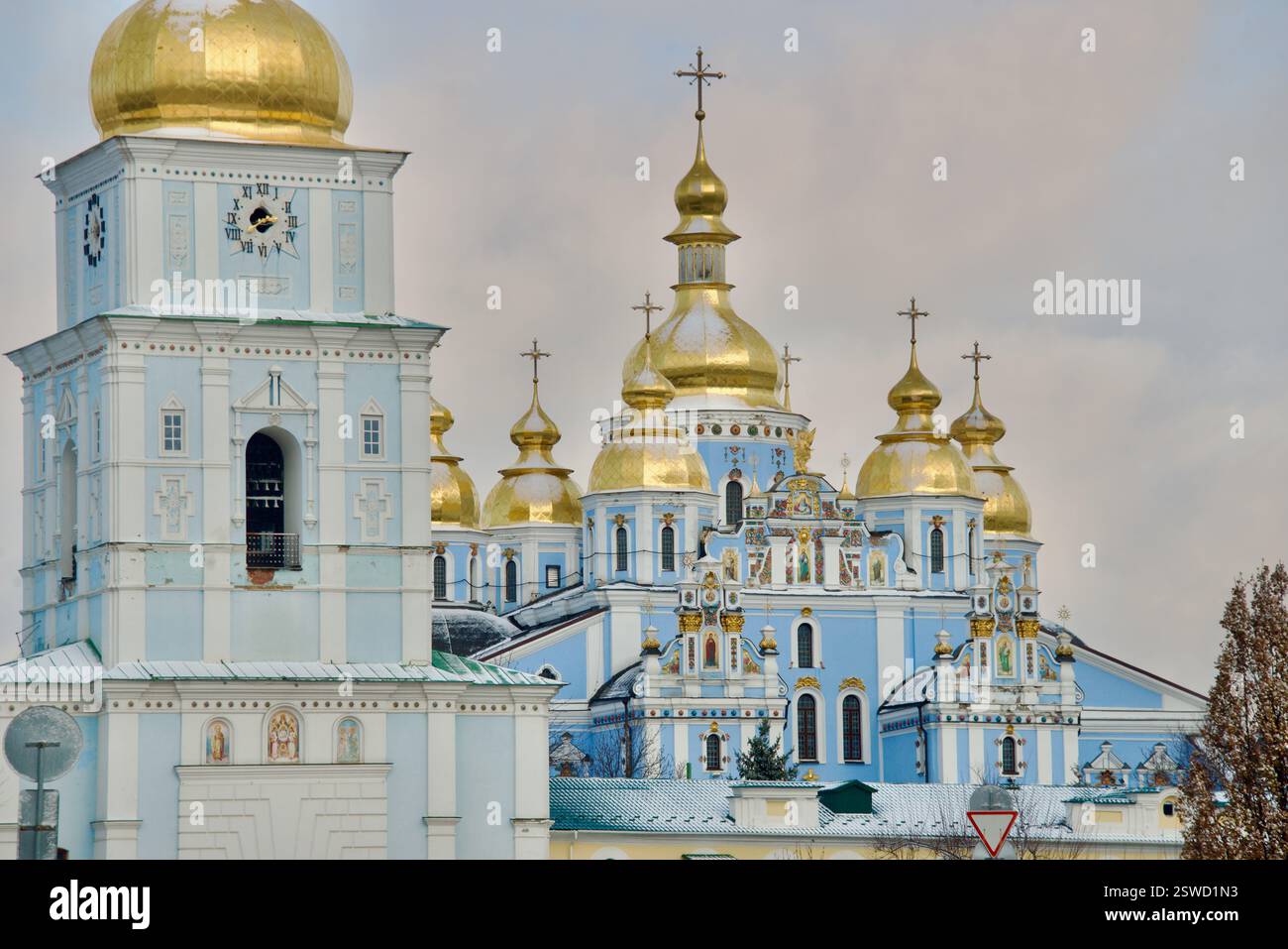 Photo shows St. Michael's Golden-Domed Monastery in Kyiv, Ukraine on ...