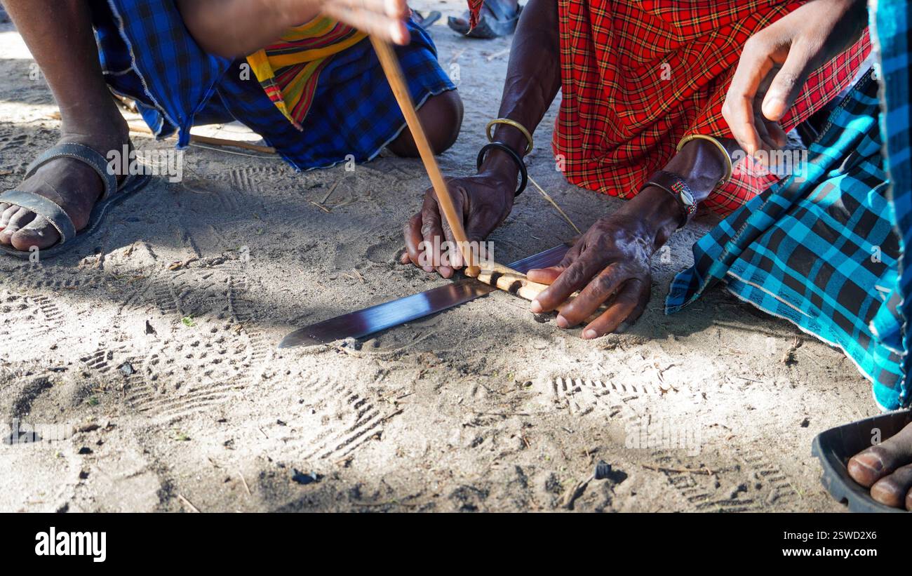 The traditional firemaking technique plays a vital role in indigenous ...