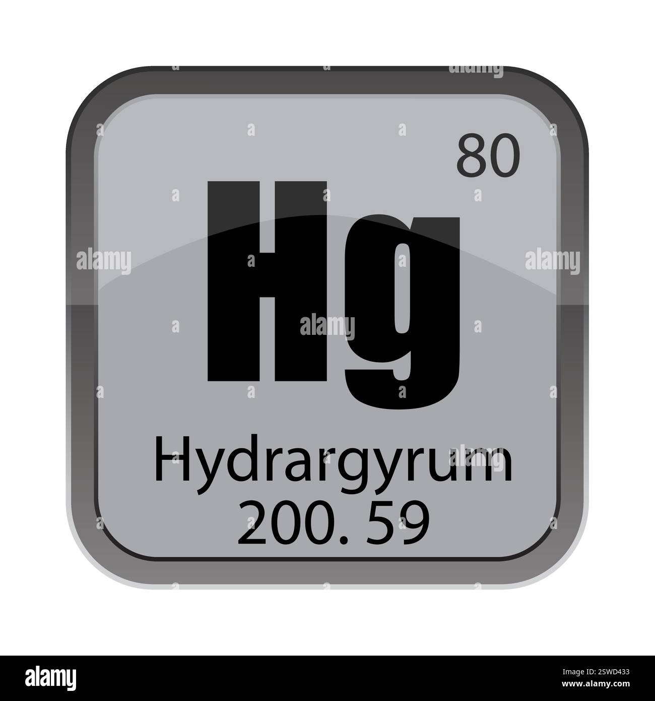 Atomic number 80 Cut Out Stock Images & Pictures - Alamy