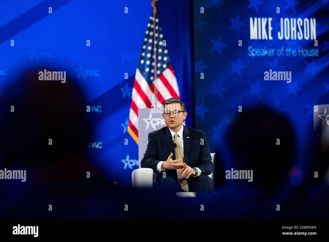 National Harbor, Maryland, USA. 20th Feb, 2025. Speaker of the US House ...