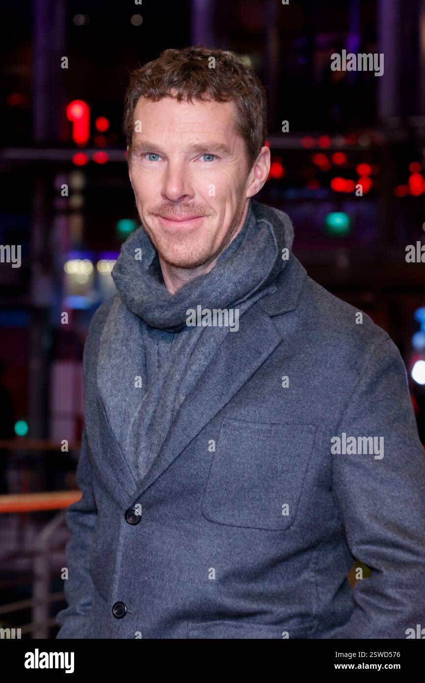 Benedict Cumberbatch attends the premiere of 'The Thing with Feathers ...