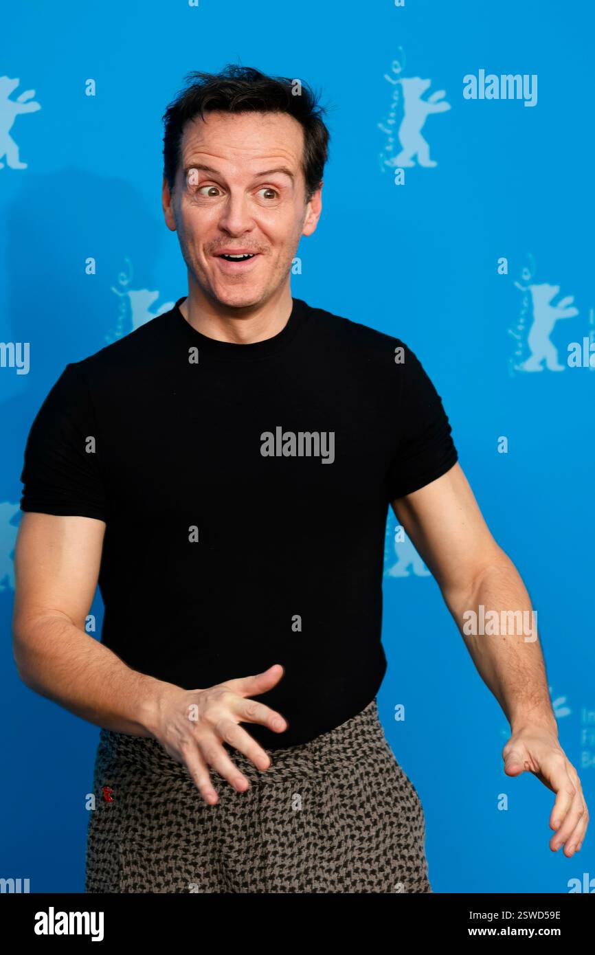 Andrew Scott poses at the photocall of 'Blue Moon' during the 75th ...