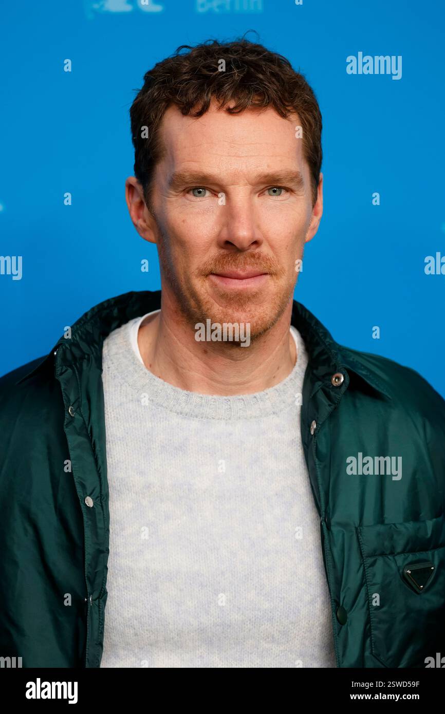 Benedict Cumberbatch poses at the photocall of 'The Thing with Feathers ...