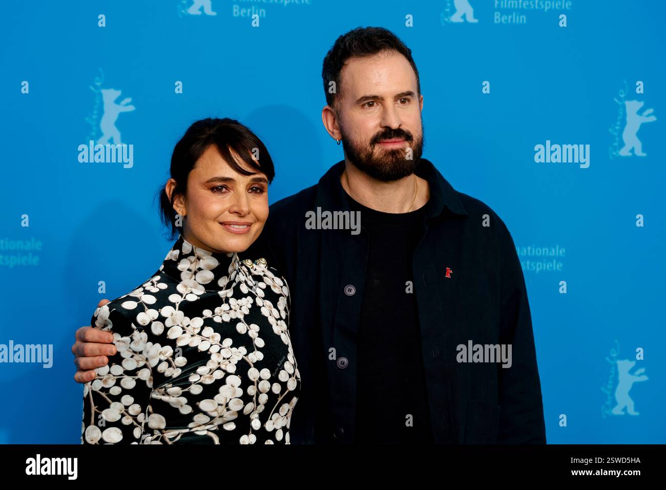 Mia Maestro and Lucio Castro pose at the photocall of 'After This Death ...