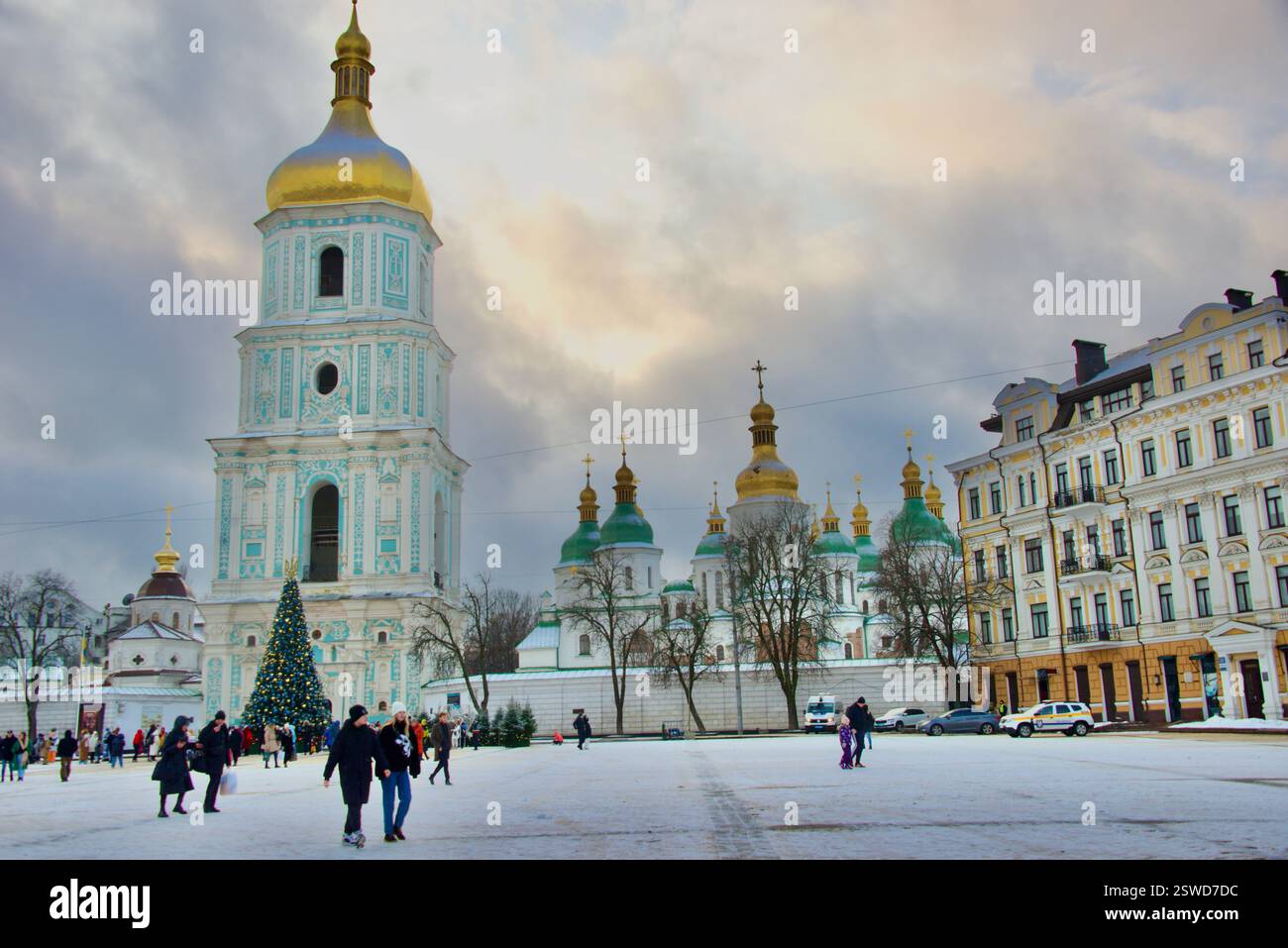 Photo shows St. Michael's Golden-Domed Monastery in Kyiv. Ukraine on ...