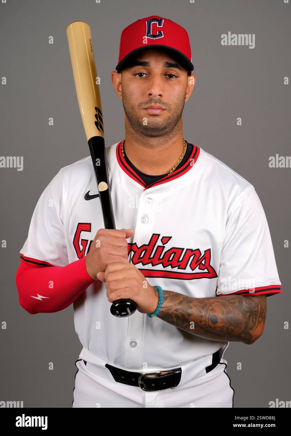 This is a 2025 photo of shortstop Brayan Rocchio of the Cleveland ...