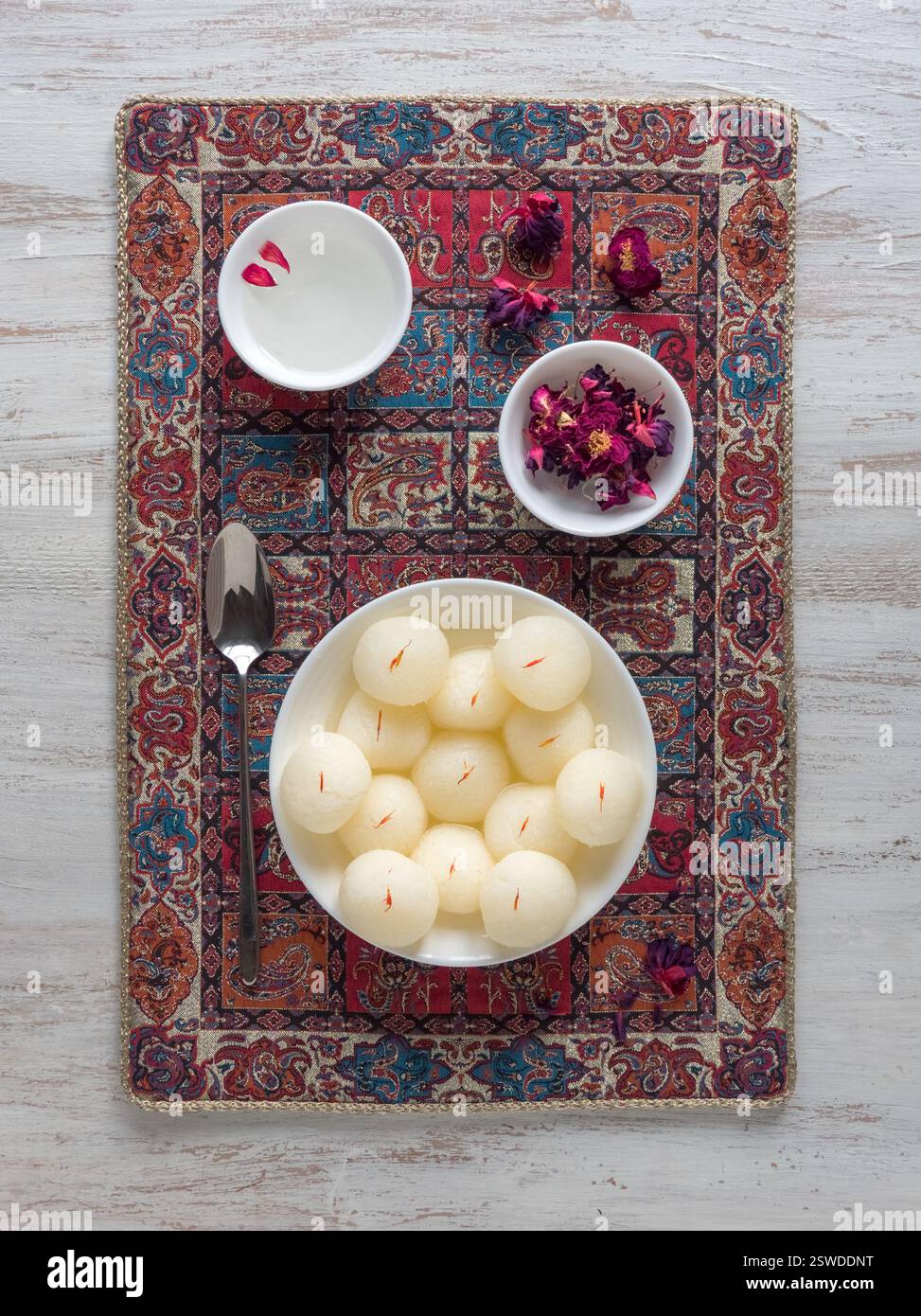 Sponge Rasgulla sweets, famous indian sweet food Stock Photo - Alamy