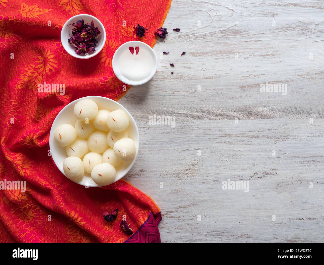Sponge Rasgulla sweets, famous indian sweet food Stock Photo - Alamy