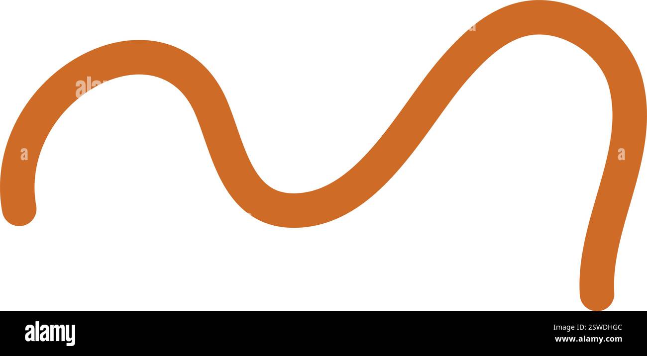 Abstract Lines Freeform Curved Lines Expressive Art Stock Vector Image ...