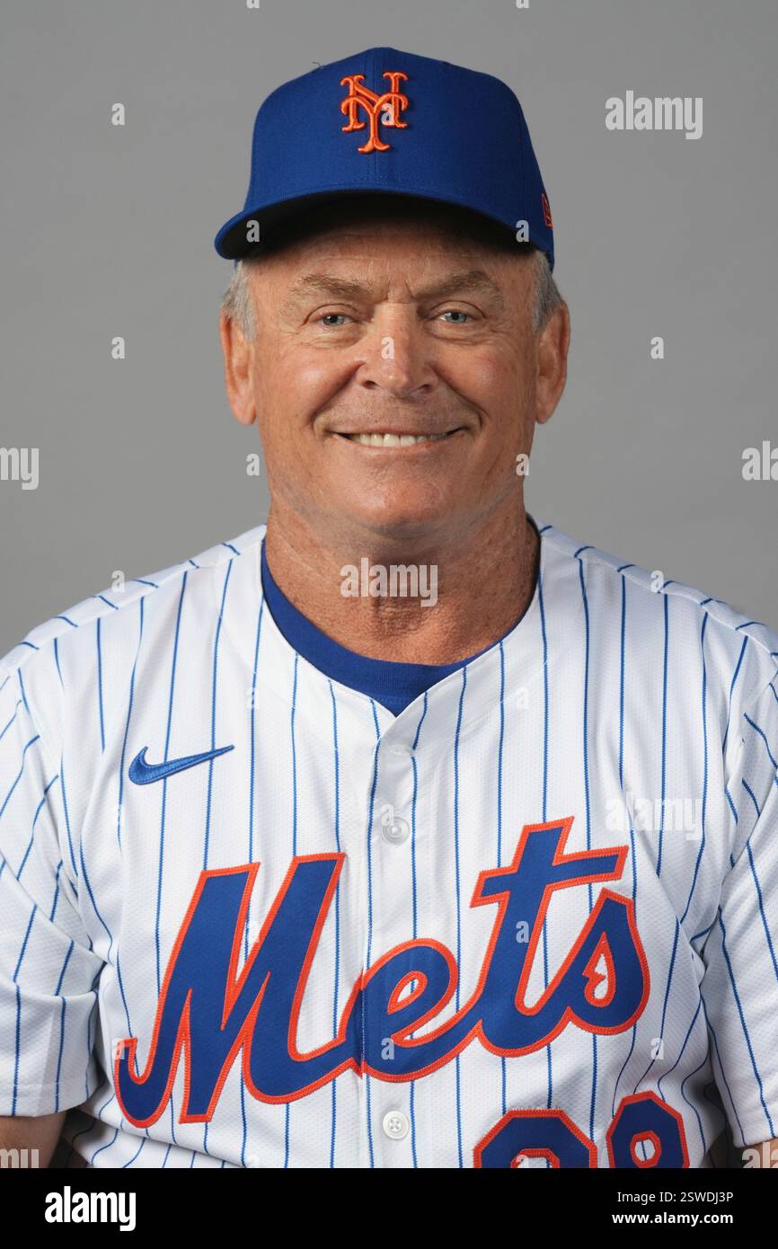 This is a 2025 photo of John Gibbons of the New York Mets baseball team ...