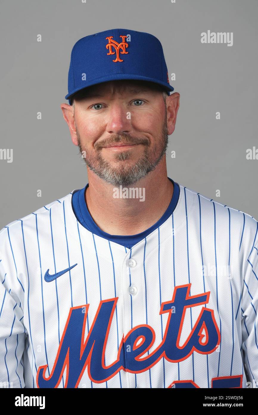 This is a 2025 photo of Jeremy Hefner of the New York Mets baseball ...