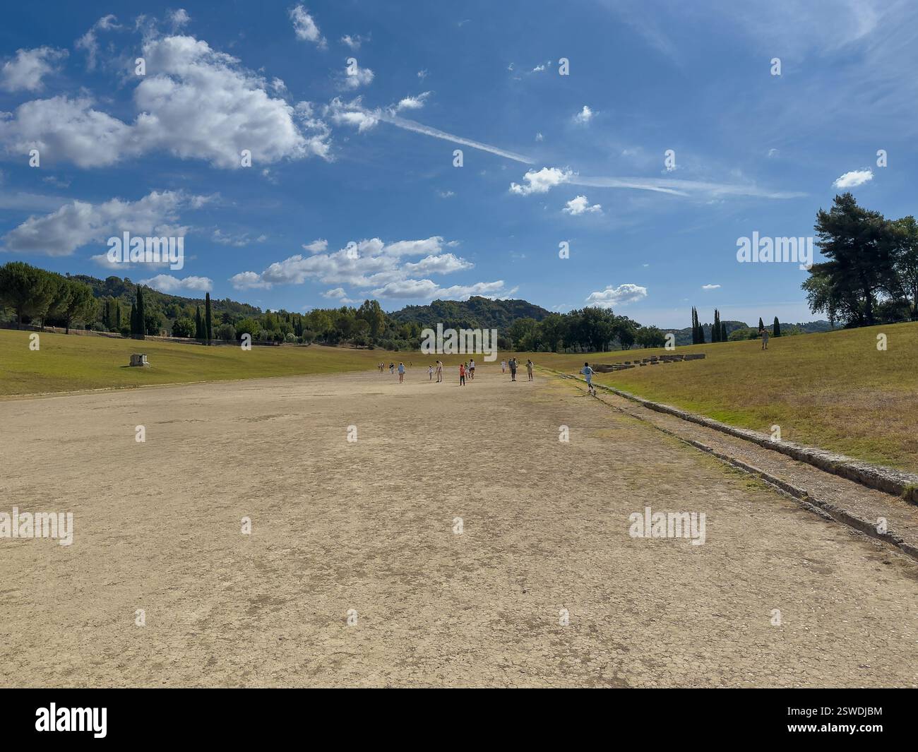 Olympia, Greece - July 4, 2024: Birthplace of the Olympic Games. The ...