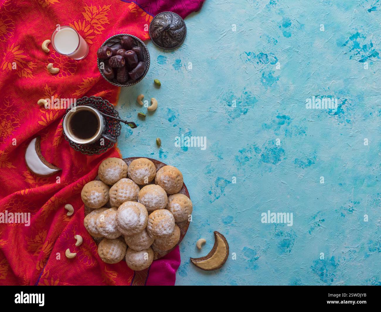Eid muslim sweet kahk. Arabian Sweets for Ramadan and EId Stock Photo ...