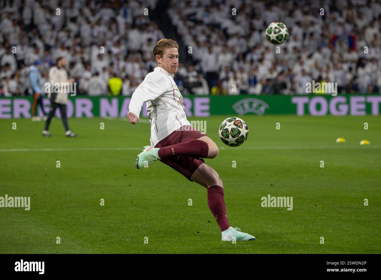 Madrid, Spain. 19th Feb, 2025. Manchester City's Kevin De Bruyne seen ...