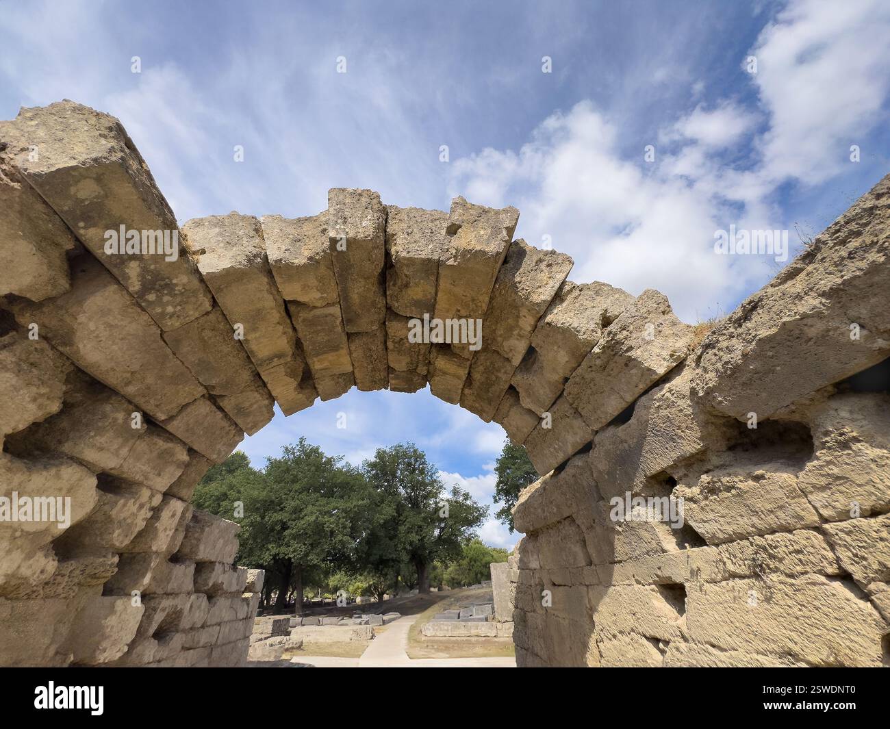 Olympia, Greece - July 4, 2024: Birthplace of the Olympic Games ...