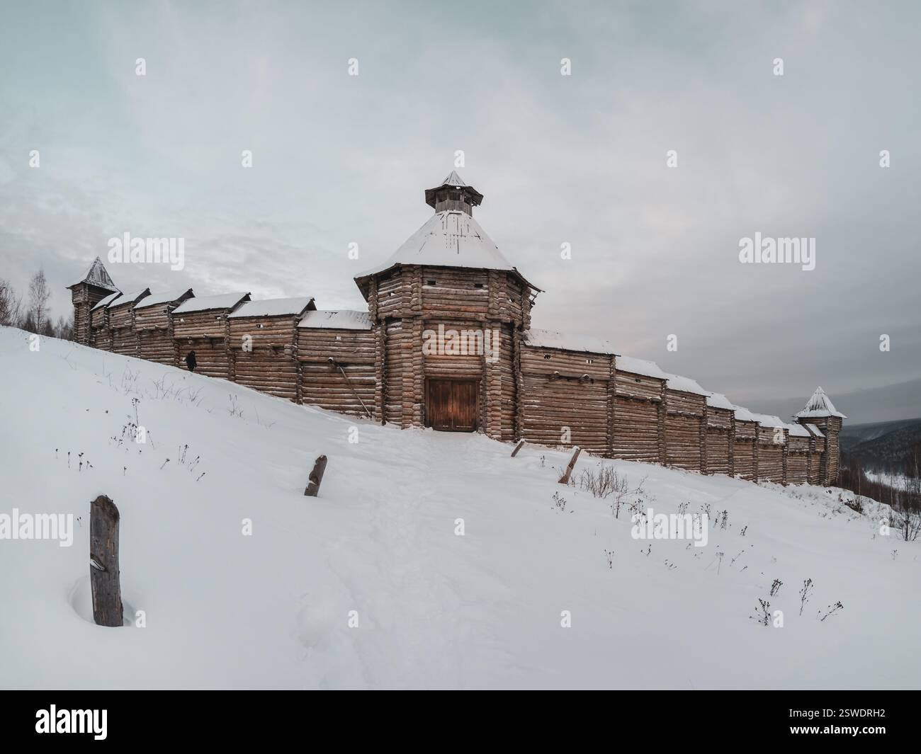 Snowy landscape in russia hi-res stock photography and images - Alamy