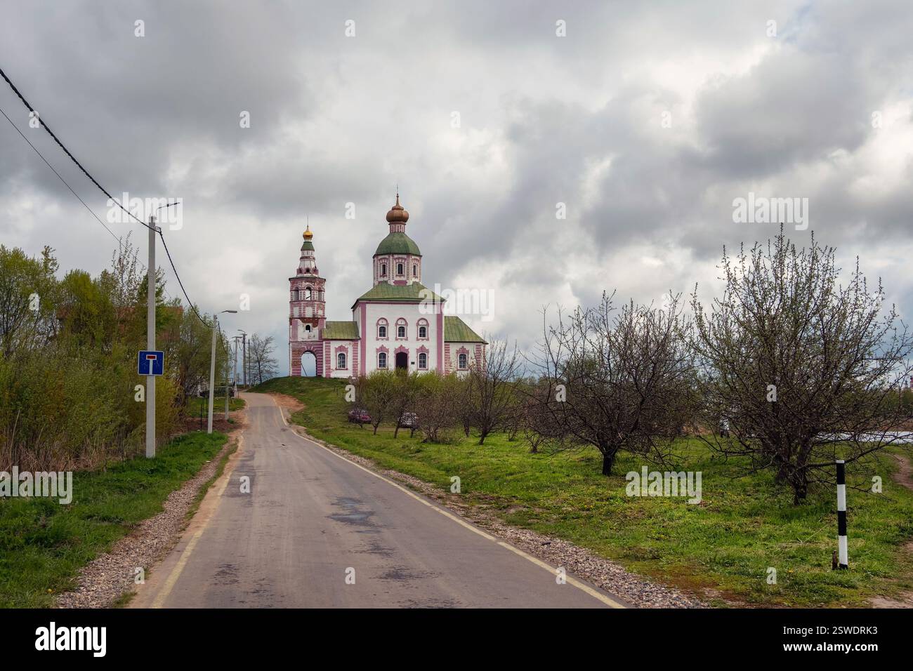 Ancient picturesque city of Suzdal in Russia. The Golden Ring of Russia ...