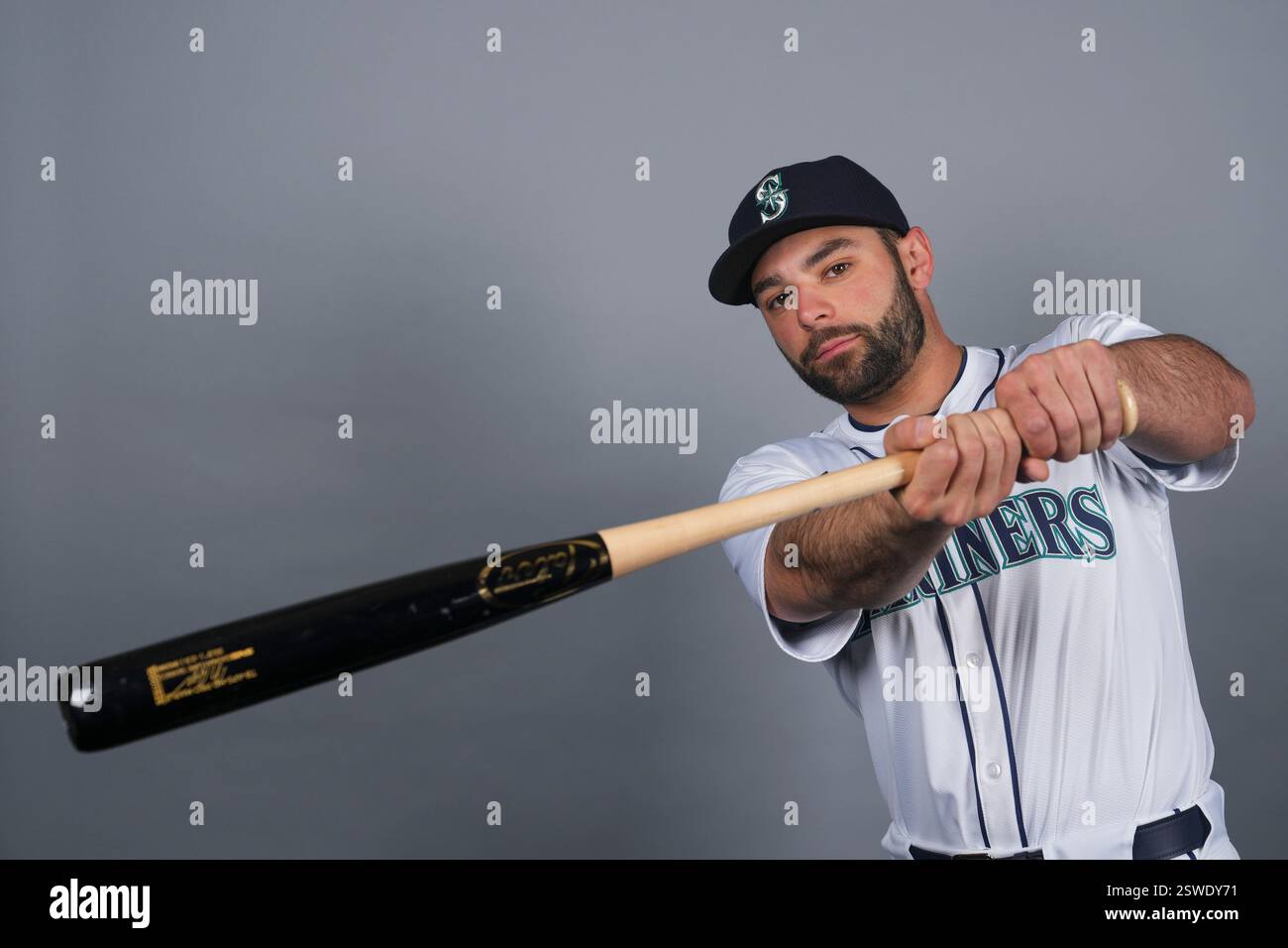 This is a 2025 photo of catcher Nick Raposo of the Seattle Mariners ...