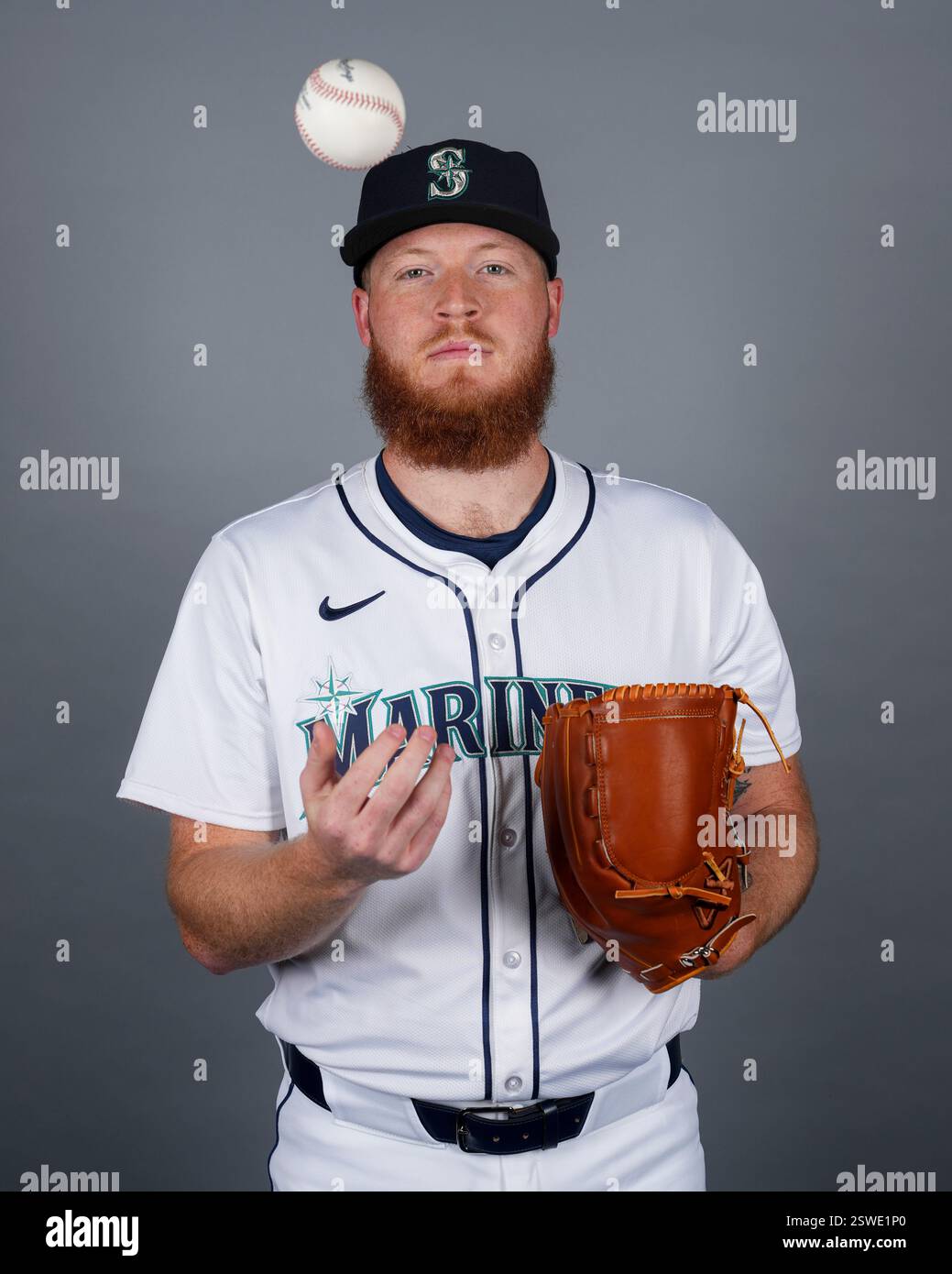 This is a 2025 photo of relief pitcher Will Klein of the Seattle ...