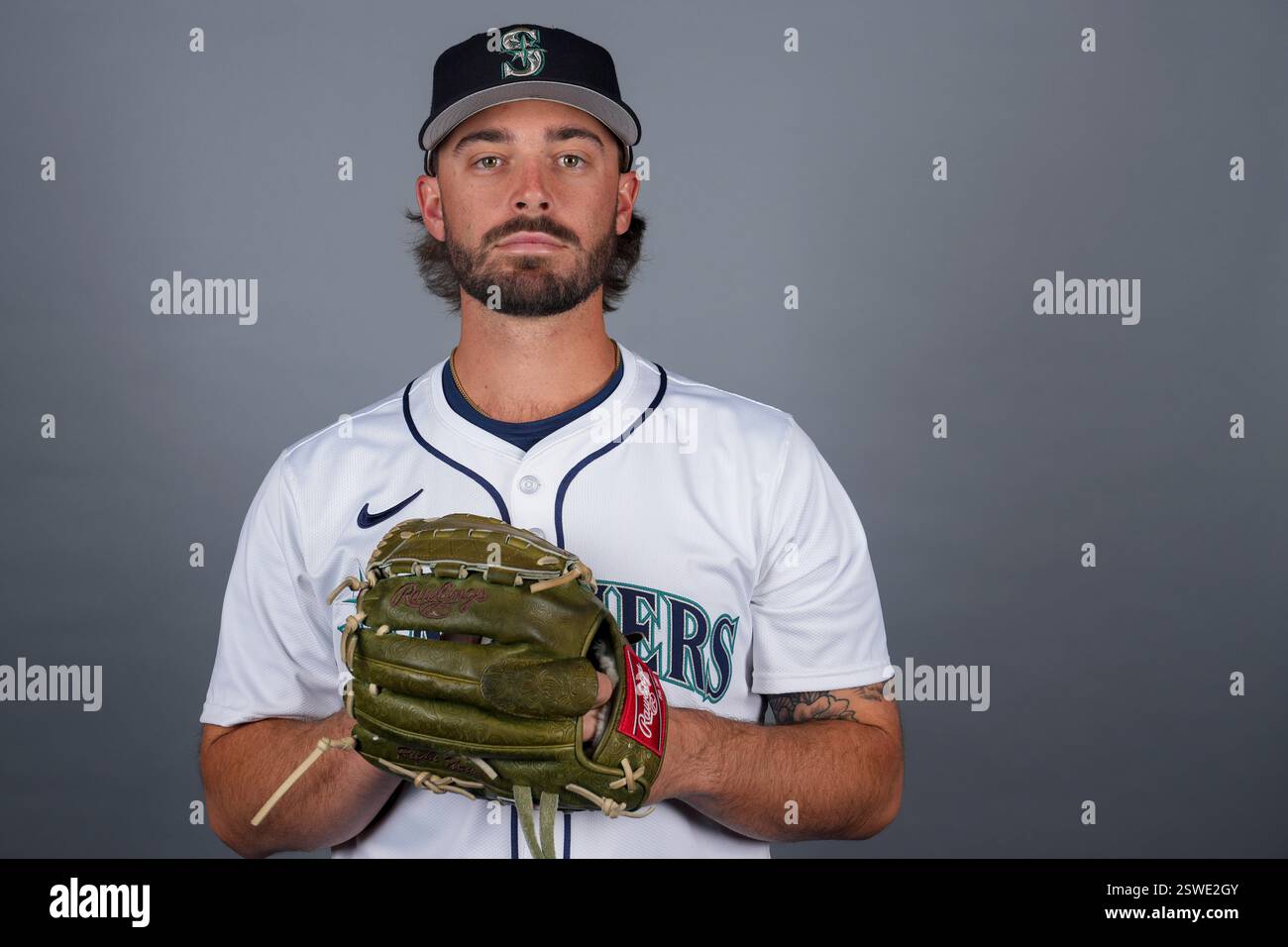 This is a 2025 photo of pitcher Hagen Danner of the Seattle Mariners ...