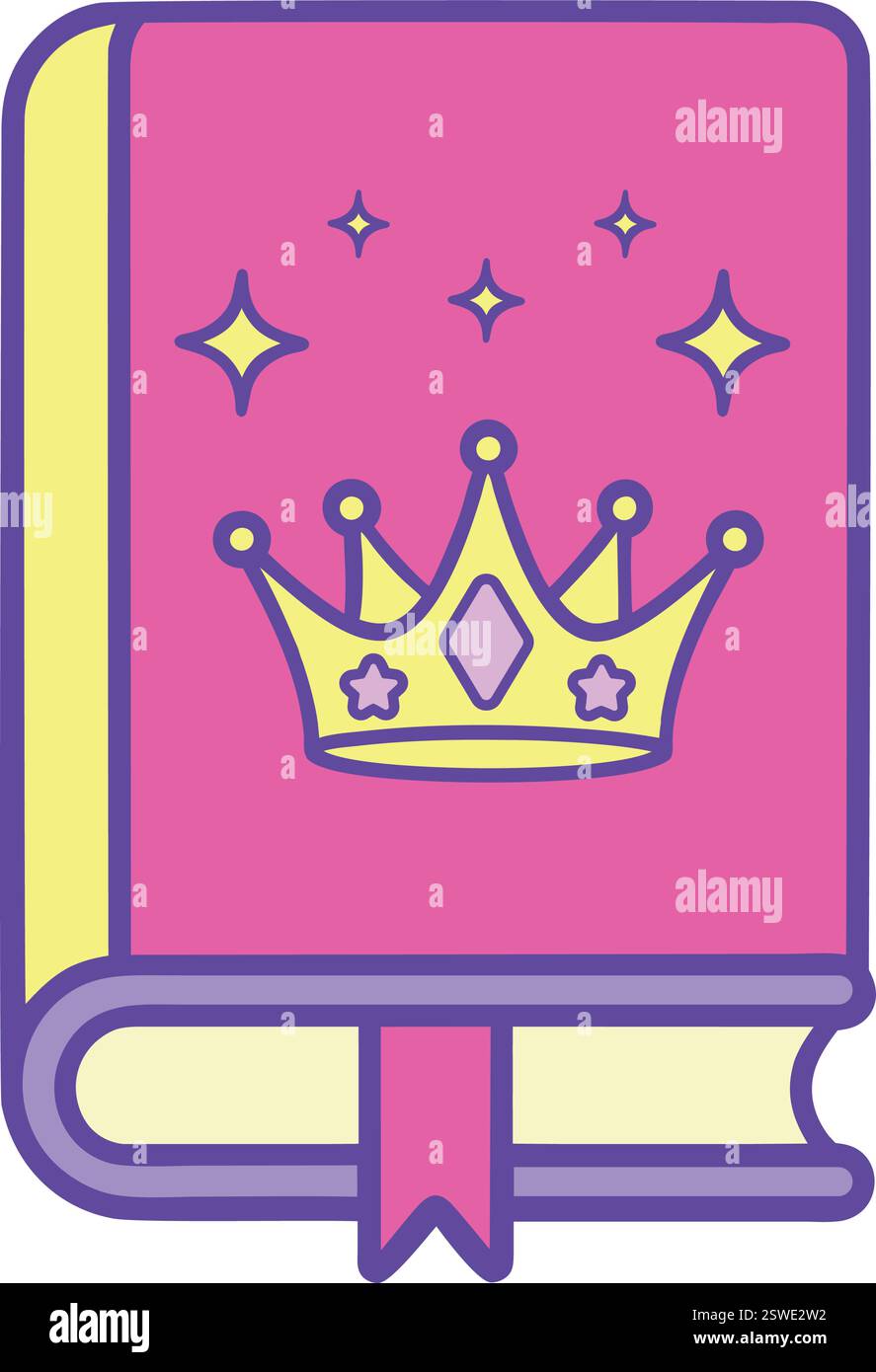 Princess fairy tale book icon Stock Vector Image & Art - Alamy