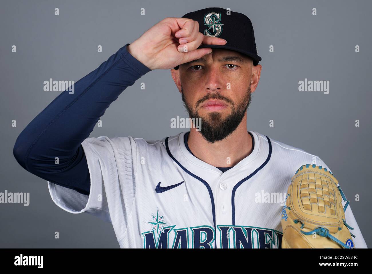 This is a 2025 photo of pitcher Casey Lawrence of the Seattle Mariners ...