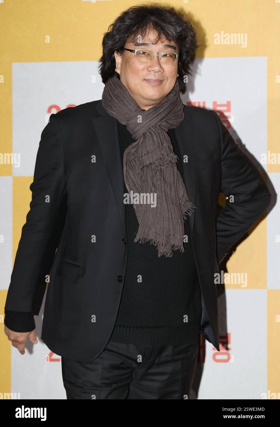 21st Feb, 2025. S. Korean director Bong Joon-ho South Korean director Bong Joon-ho poses for a ...