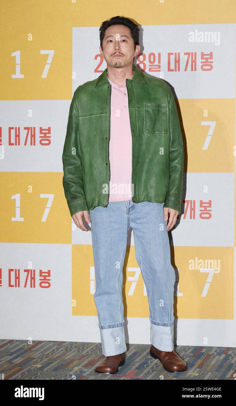 21st Feb, 2025. Korean-American actor Steven Yeun Korean-American actor ...