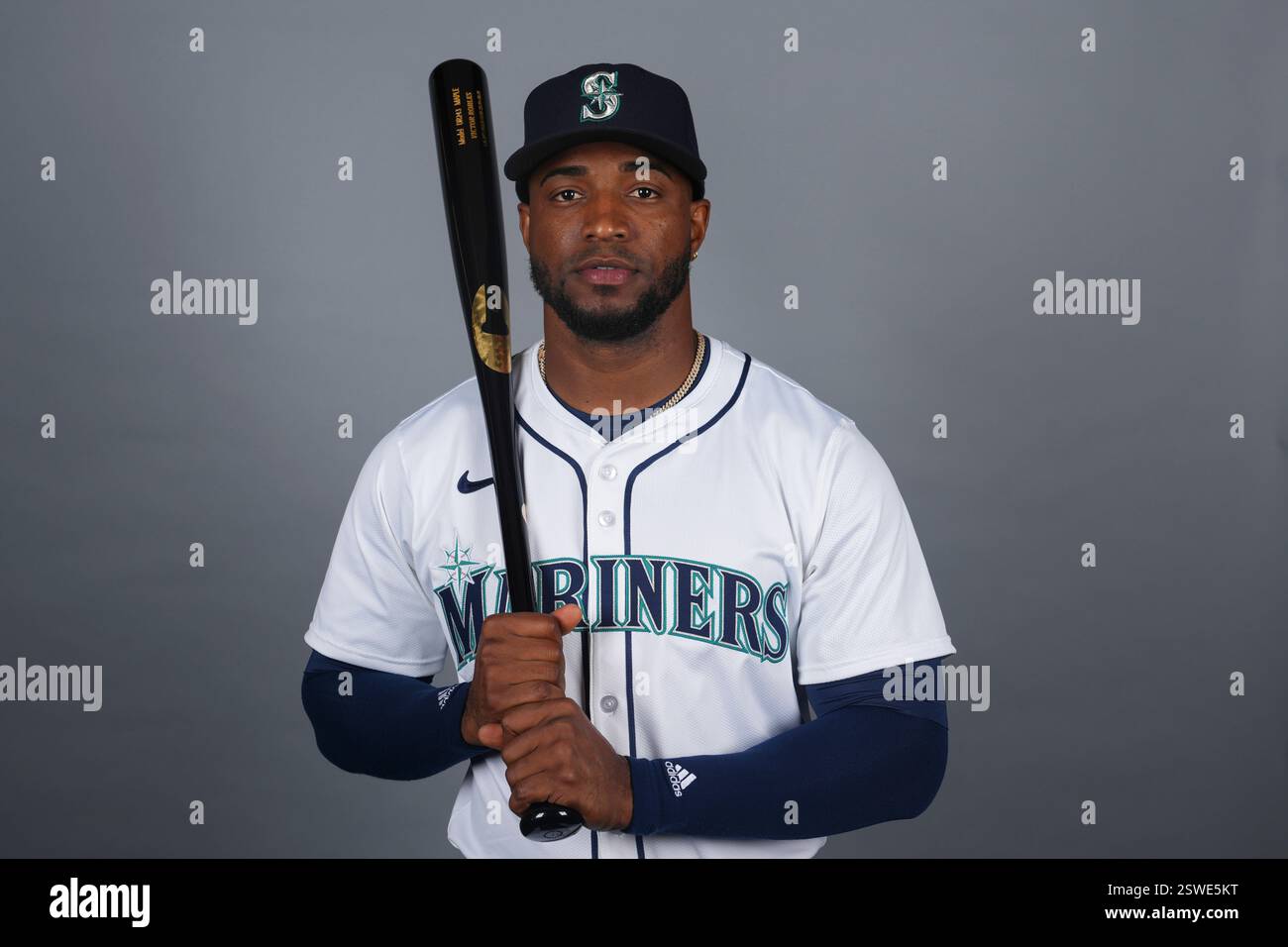 This is a 2025 photo of outfielder Victor Robles of the Seattle ...