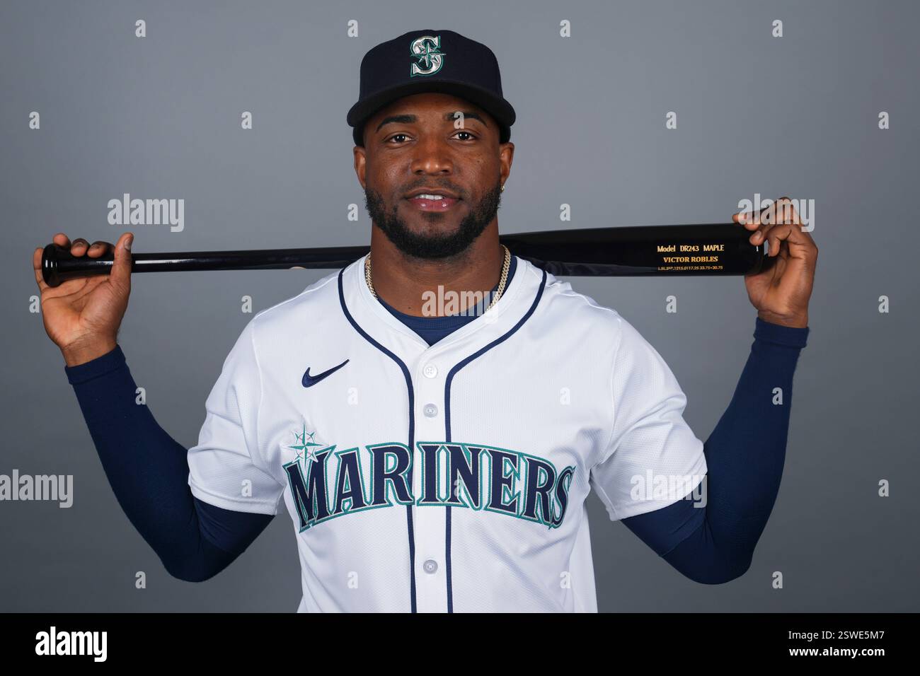 This is a 2025 photo of outfielder Victor Robles of the Seattle ...