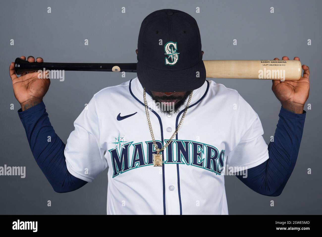 This is a 2025 photo of outfielder Randy Arozarena of the Seattle ...
