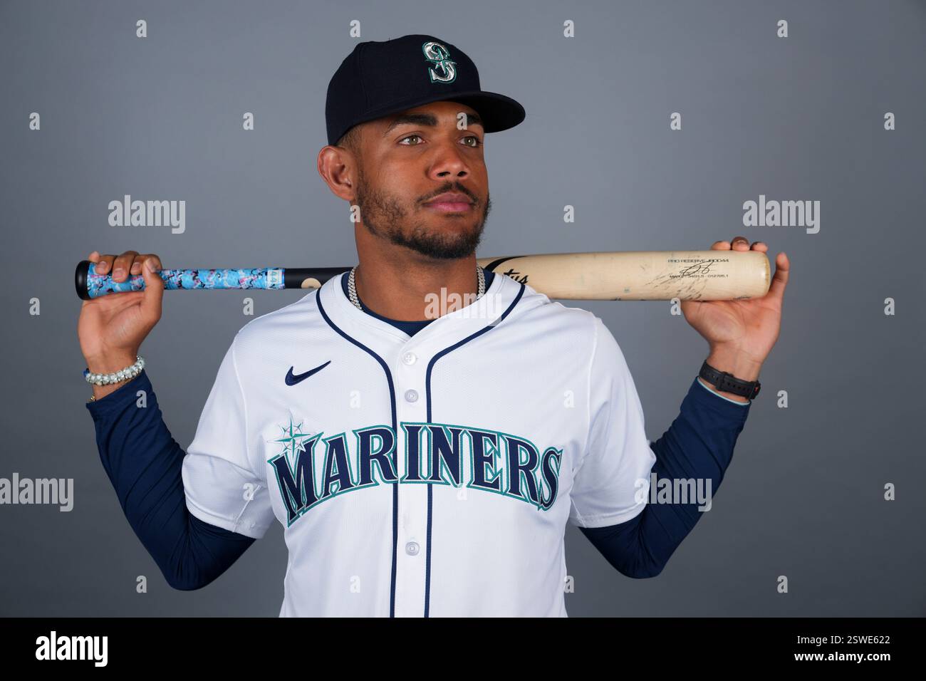 This is a 2025 photo of outfielder Julio Rodriguez of the Seattle ...