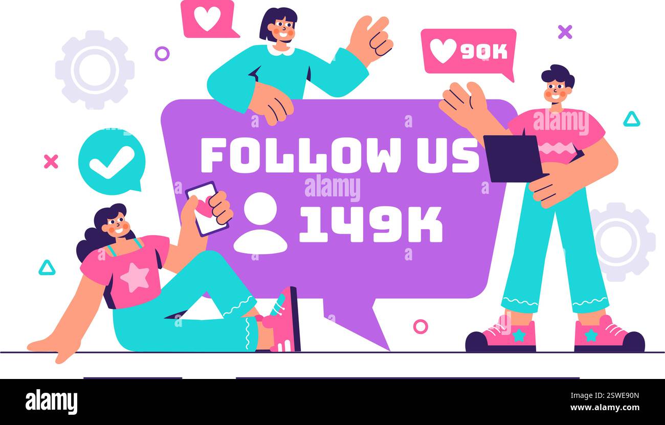 Engaging users Stock Vector Images - Alamy