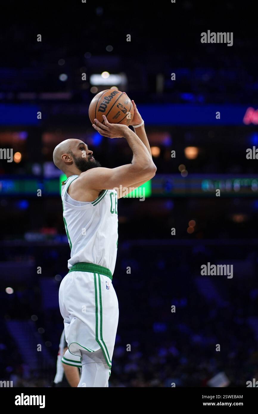Boston Celtics' Derrick White plays during an NBA basketball game ...
