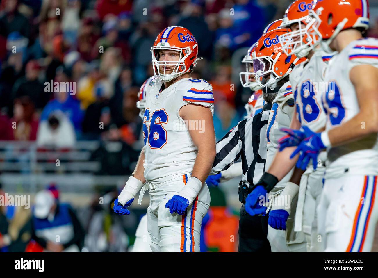 TALLAHASSEE, FL - NOVEMBER 30: Florida Gators offensive lineman Jake ...