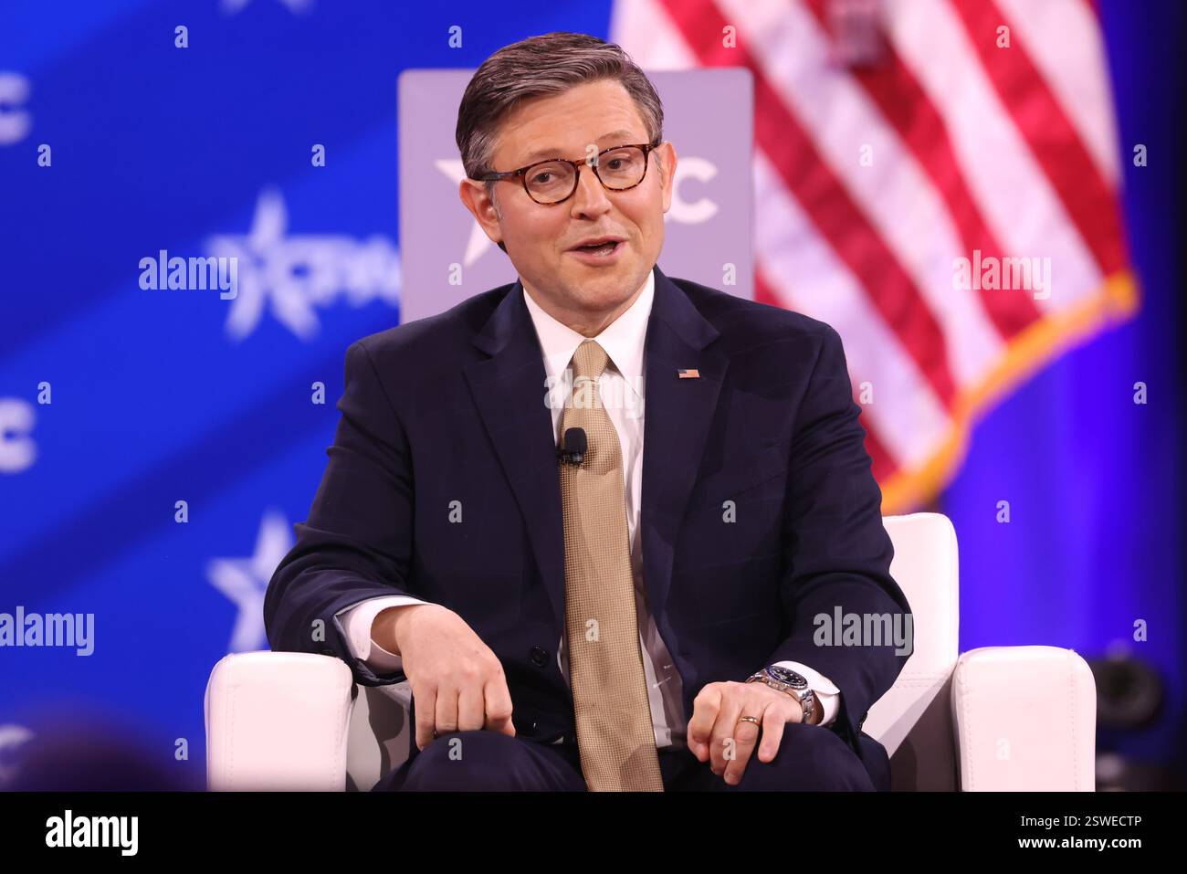 February 20, 2025, National Harbor, Maryland, USA: Speaker of the House ...