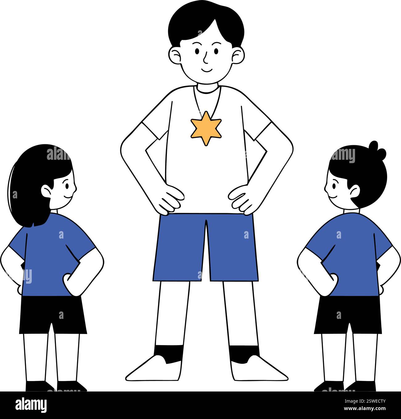 Student Leader School Captain Stock Vector Image & Art - Alamy