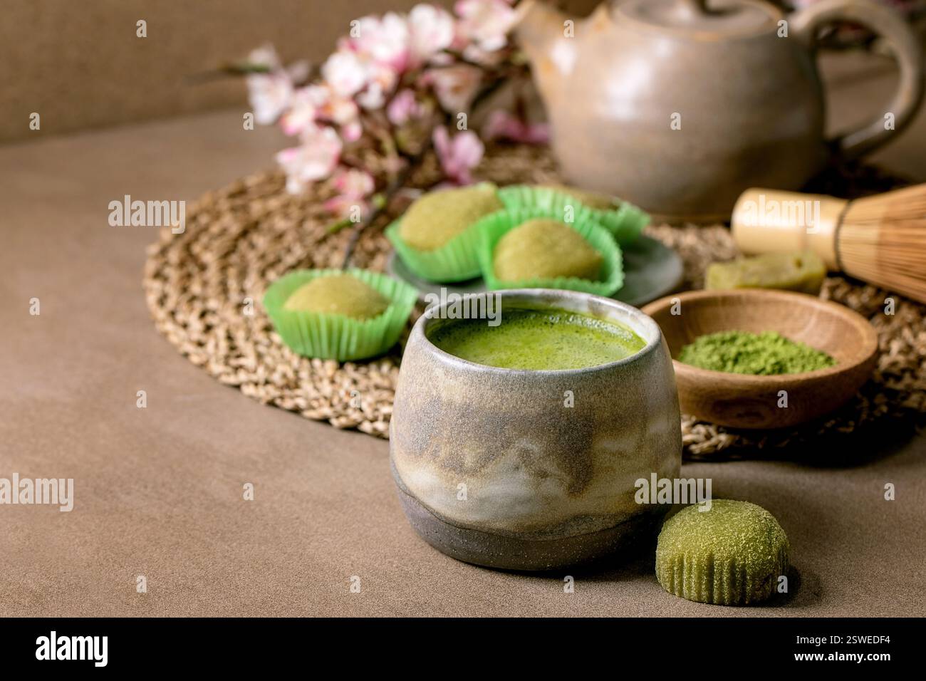 Matcha for menu hi-res stock photography and images - Alamy