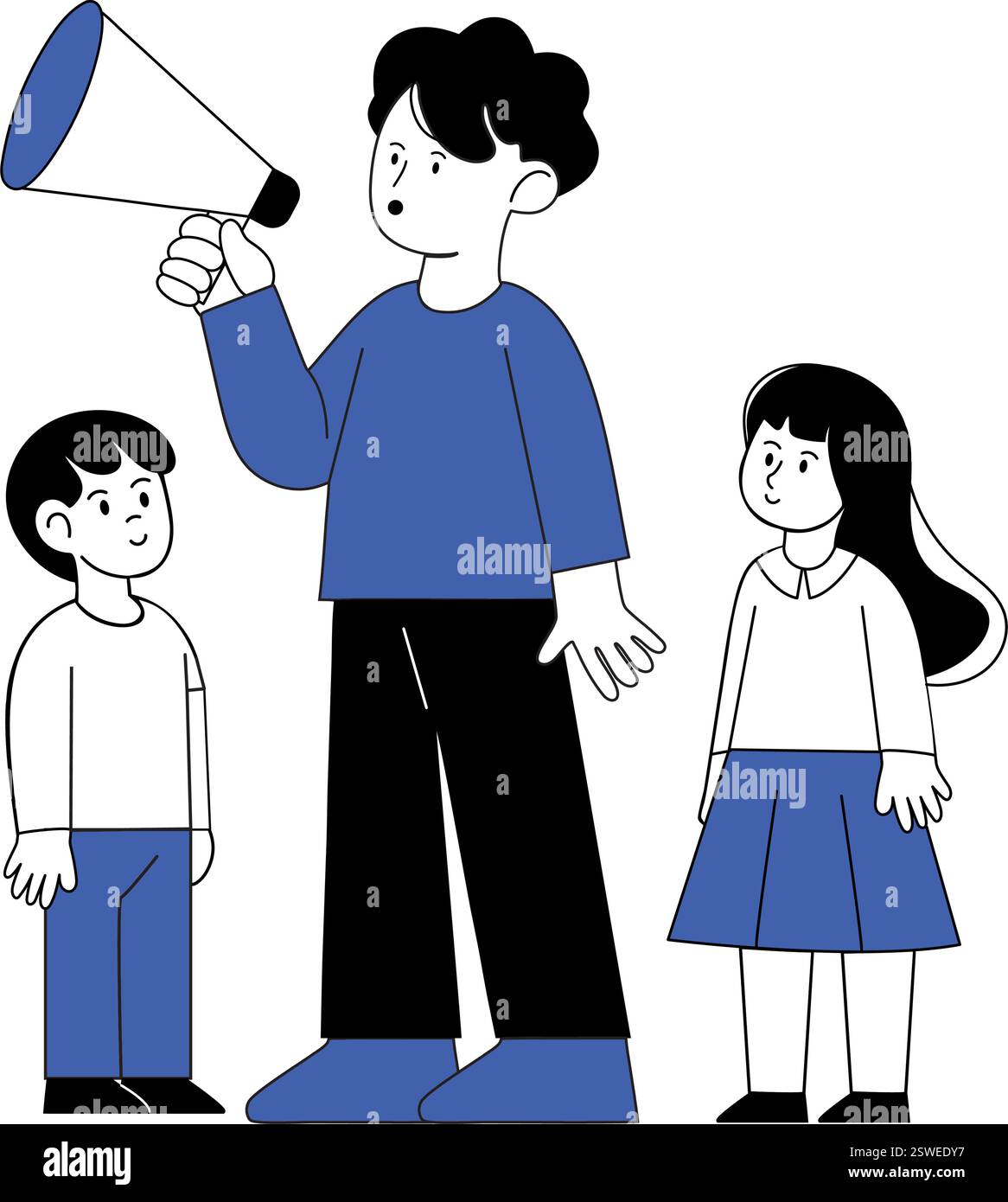 Leadership skills of student Stock Vector Images - Alamy