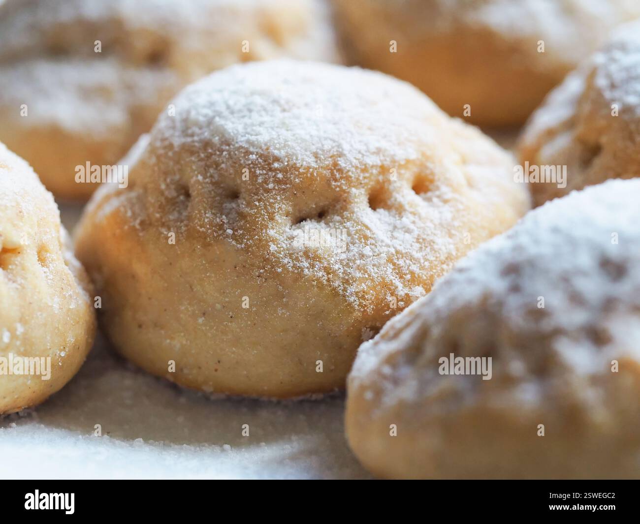 Eid muslim sweet kahk. Arabian Sweets for Ramadan and EId. Close up ...