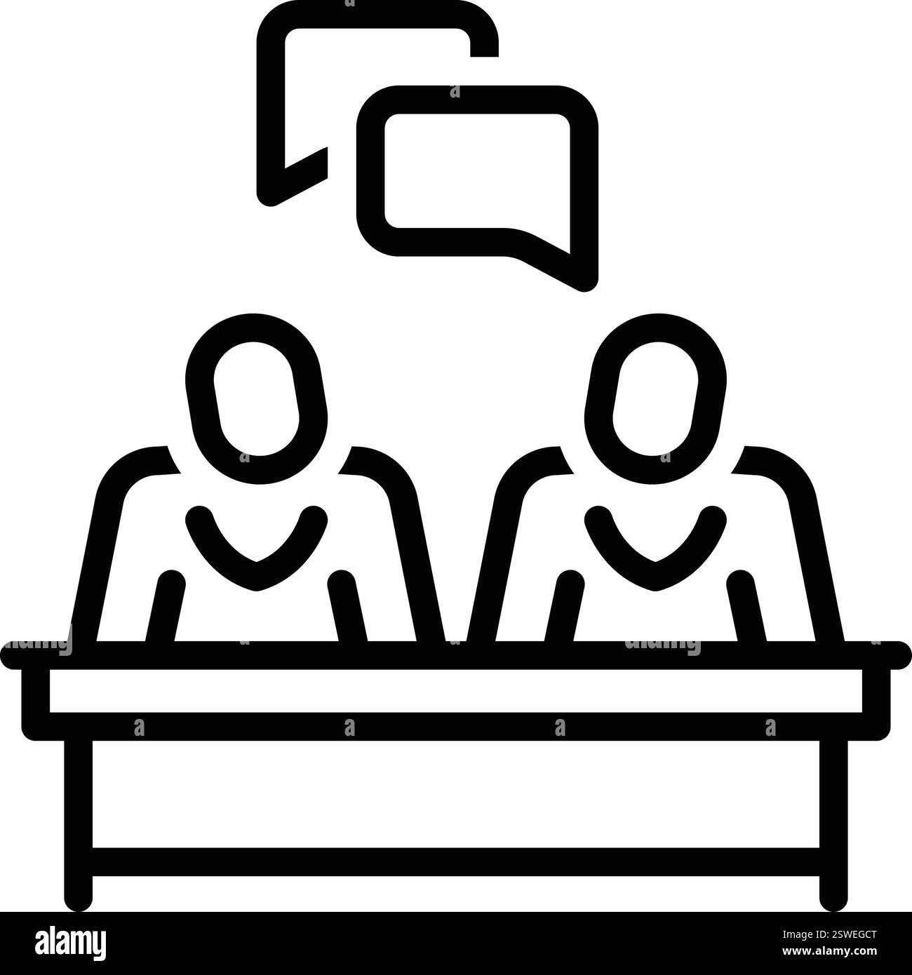 Communication conversation Black and White Stock Photos & Images - Alamy