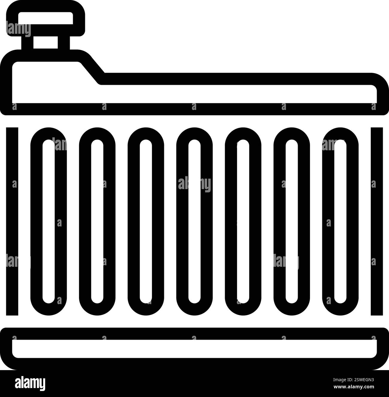Icon for radiator, thermostat Stock Vector Image & Art - Alamy