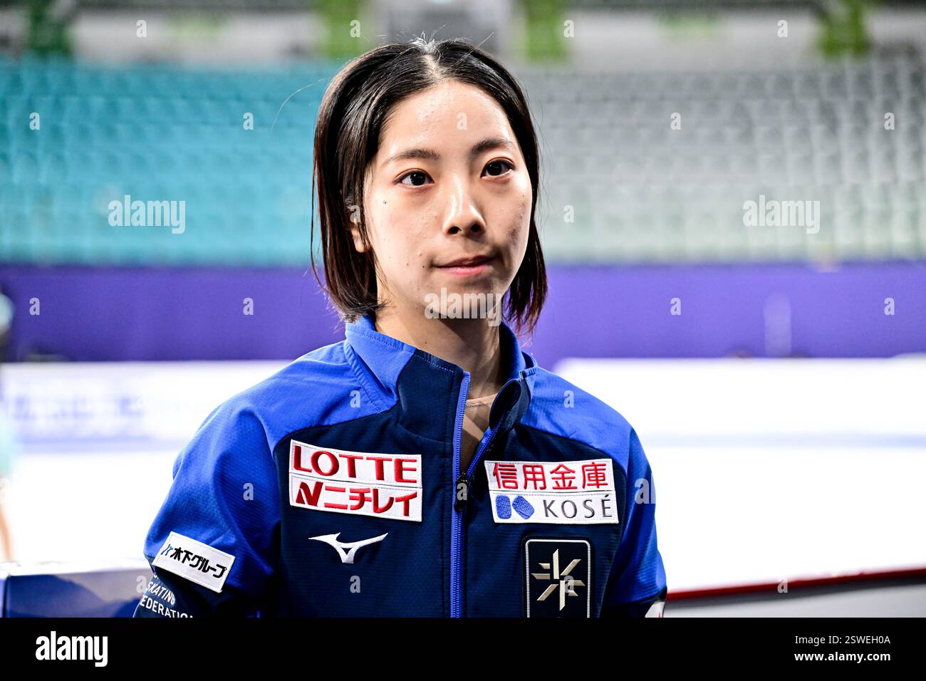 Riku MIURA & Ryuichi KIHARA (JPN), during PAIRS Practice, at the ISU ...