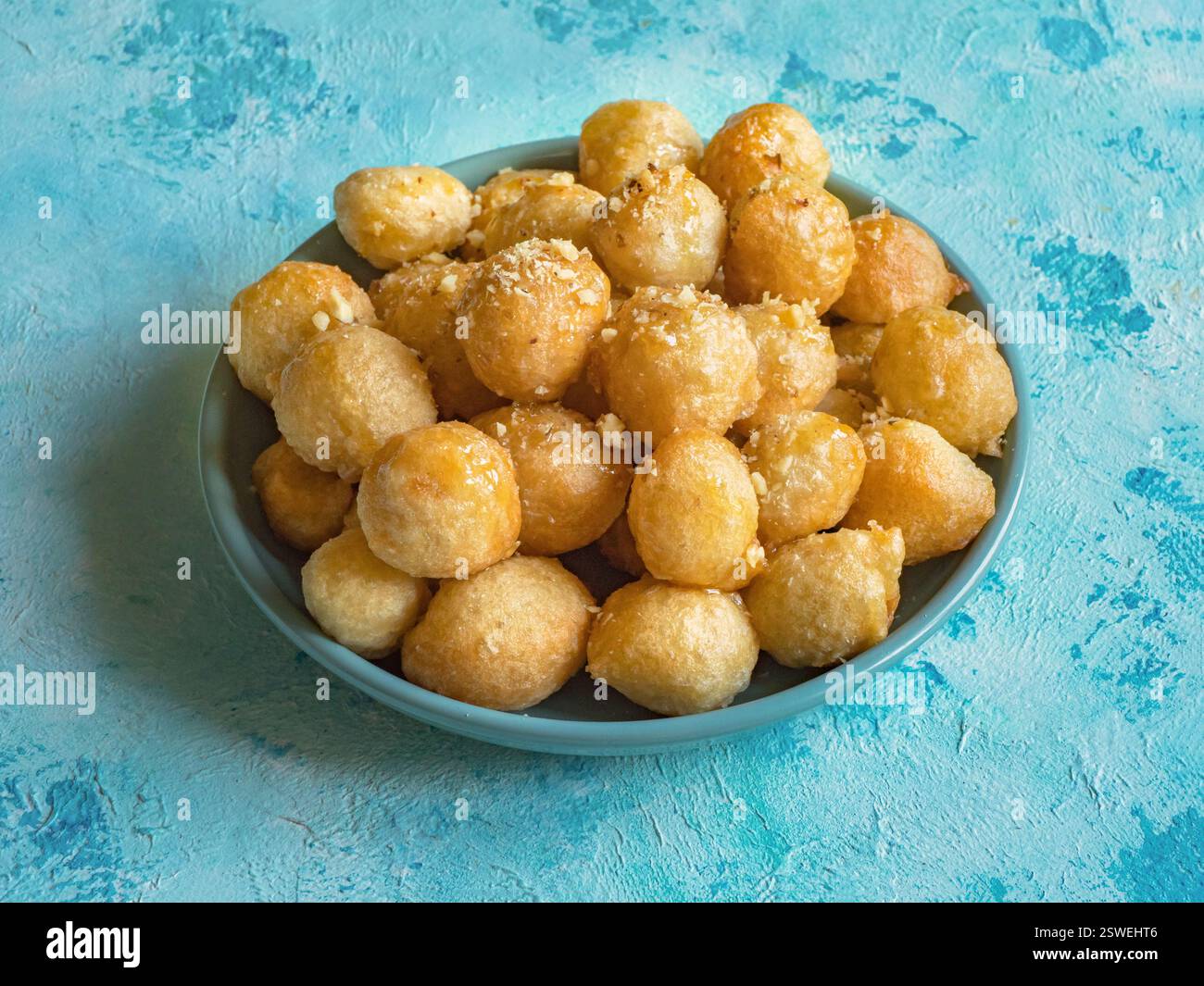 Luqaimat - traditional Arabic sweet dumplings. Sweet Ramadan food Stock ...